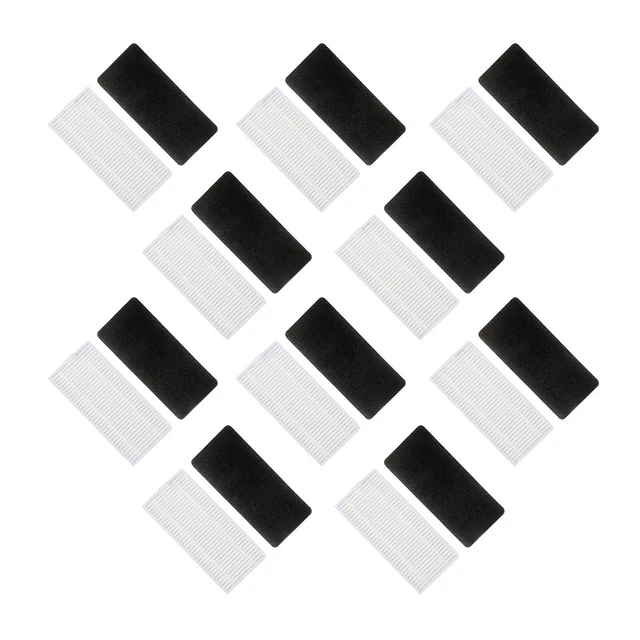 10PACK PLASTIC+SPONGE VACUUM Filters Kits For Eufy RoboVac 11S 30 30C ...