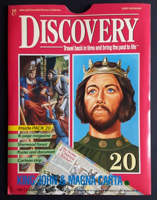DISCOVERY MAGAZINE AND Activity Pack: King John & Magna Carta £6.00 ...