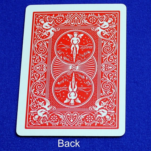 KING SPADES, HEARTS Mis-Indexed, Red Bicycle Gaff Playing Card Custom ...