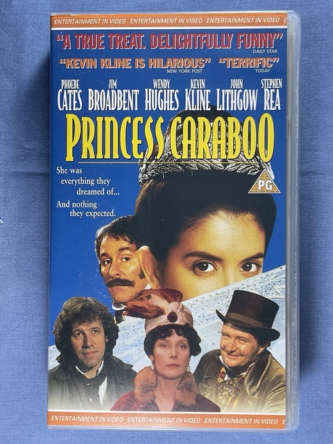 PRINCESS CARABOO VHS Phoebe Cates, Jim Broadbent, Wendy Hughes, Kevin ...