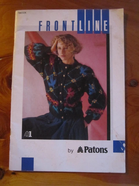 KNITTING PATTERN BOOK Patons No. 790 Frontline Great **** Must See $2. ...