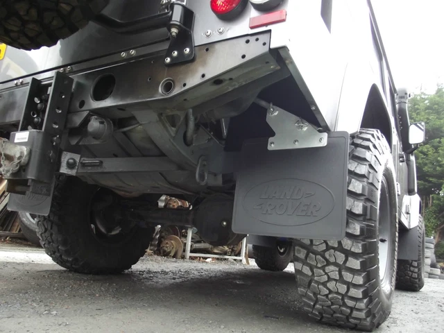 LAND ROVER DEFENDER 110 Heavy Duty Stronger Rear Mud Flap kit ...