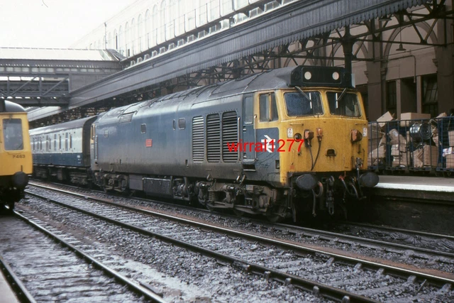 ORIGINAL RAILWAY SLIDE Class 50 50023 at Exeter St Davids 23.06.78 £10. ...