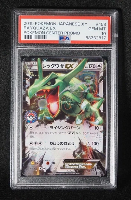 PSA 10 CARTE Pokemon Rayquaza Ex 158/Xy-P Holo Japonais Centre Promo 2015 EUR 203,03 - PicClick FR