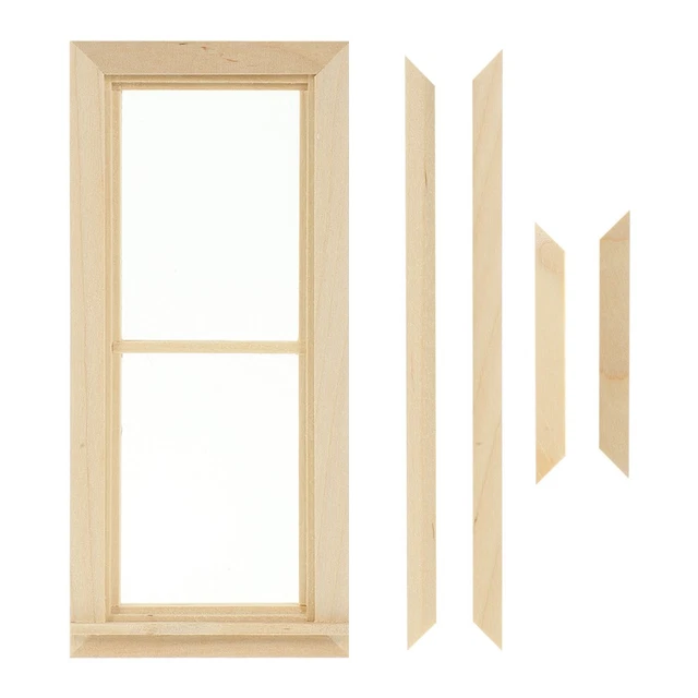 DOLL HOUSE WINDOW Prop DIY Mini House Decoration Mini Blank Window Doll ...