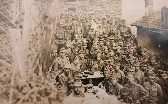 FOTO FONZASO AUSTRIACI Uniforme 1915 1918 Ww1 Feltre Valsugana Gavetta 1Gm Piave EUR 18,50 ...