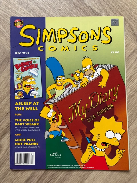 SIMPSONS COMICS UK December 1997 Issue #9 £26.72 - PicClick UK