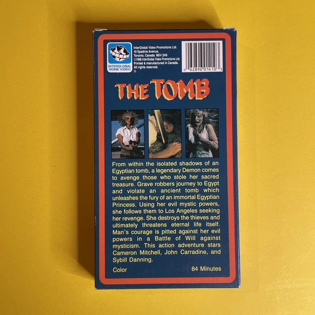 THE TOMB VHS 1986 Sybil Danning Michelle Bauer Interglobal Great ...