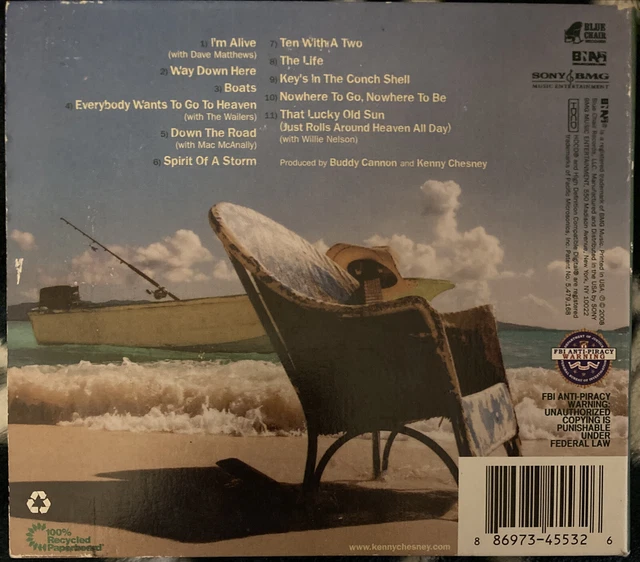 LUCKY OLD SUN par Kenny Chesney (CD, 2008, BMG) EUR 5,84 - PicClick FR