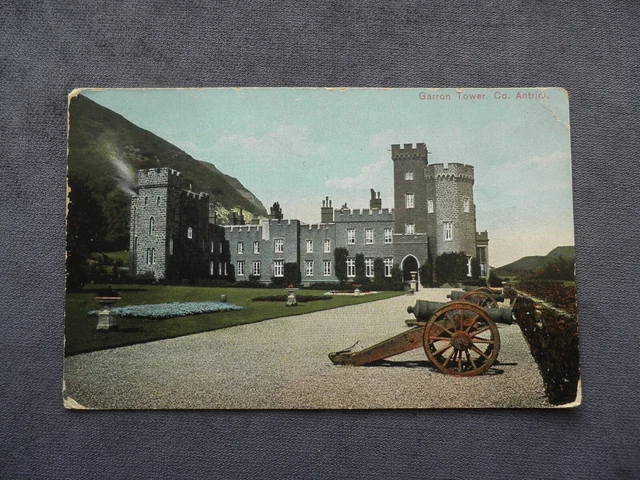 VERY OLD POSTCARD Of Garron Tower, Co. Antrim £2.99 - PicClick UK