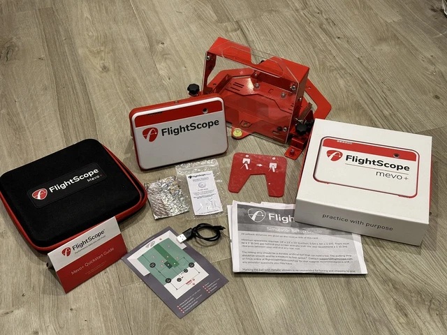 FLIGHTSCOPE MEVO PLUS With Protective Shield , Carrying Case, Box And ...