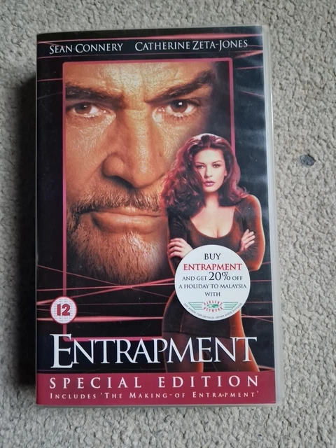 ENTRAPMENT VHS FILM - Sean Connery- New And Sealed - Special Edition £5 ...