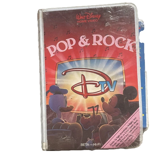 WALT DISNEY POP & Rock DTV Compilation VHS 1984 Music Disney Animation ...