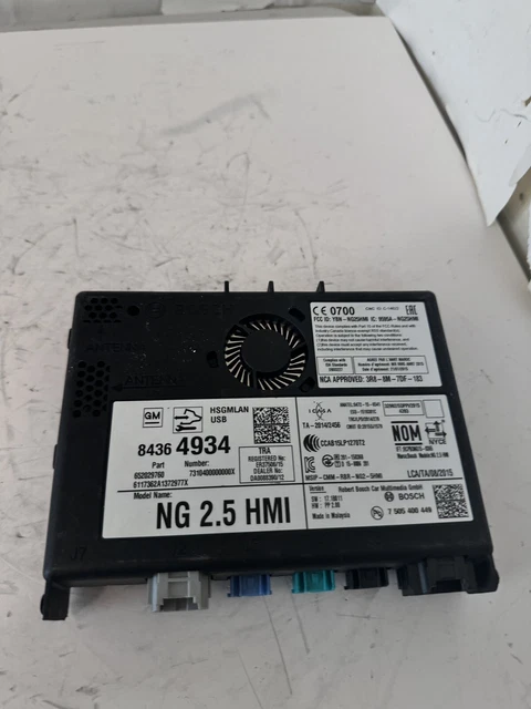 2018 CHEVROLET CRUZE Hmi Human Machine Interface Module Oem 84364934 ...