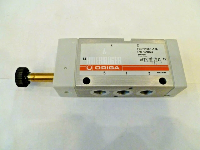 HOERBIGER ORIGA PA 12843 S9 581R-1/4 Solenoid Valve (Brand New In Box ...