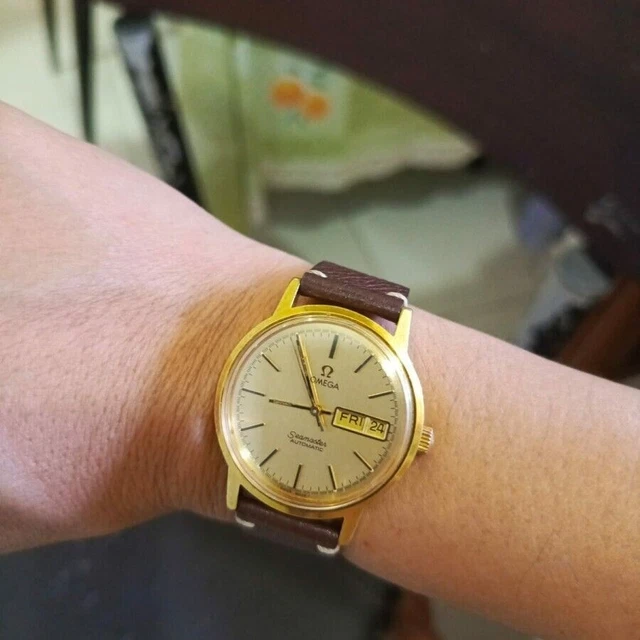 RARE OMEGA SEAMASTER Automatic Swiss made Gold Vintage Men Watch EUR ...