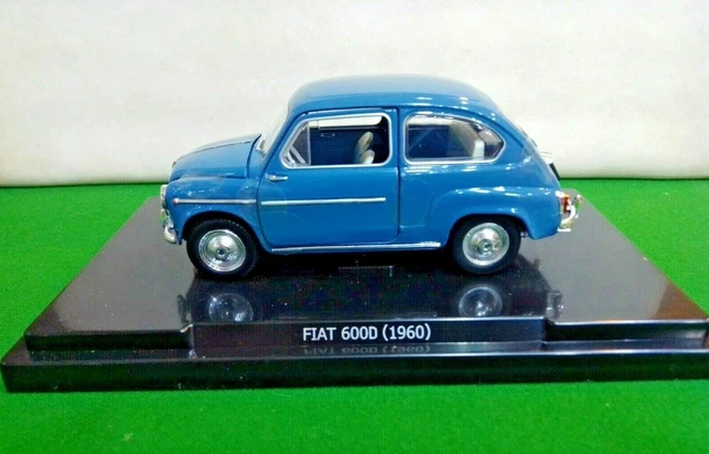 FIAT 600 D (1960) Quattroruote Collection Scala 1/24-----Nuova EUR 69 ...