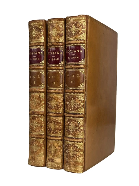 THE HISTORY OF Boxing by Pierce Egan; Boxiana 1823-1829; RIVIERE FINE ...