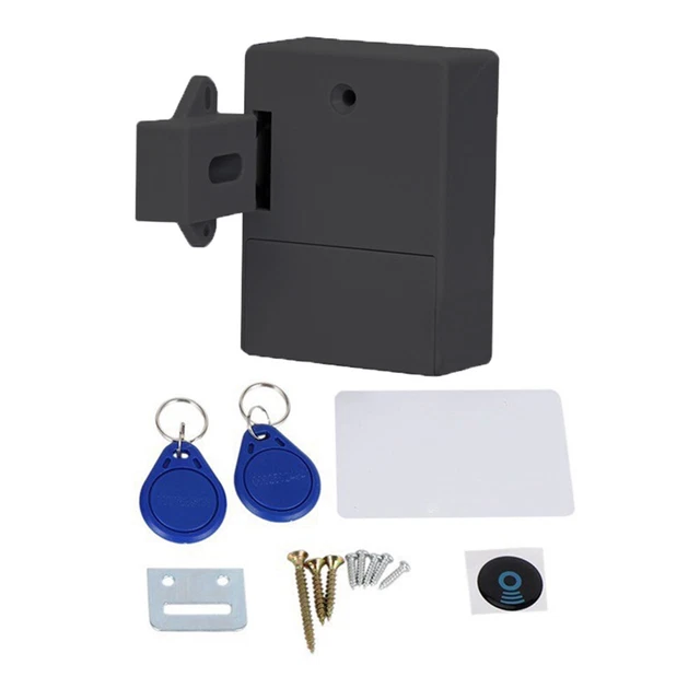 RFID ELECTRONIC CABINET Lock Hidden RFID Lock Smart Sensor with 2 Key ...