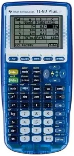 CALCULATRICE GRAPHIQUE TEXAS Instruments Ti-83 Plus.fr / Tres Bon Etat EUR 22,94 - PicClick FR