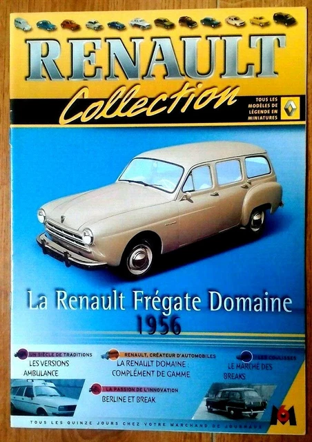 FASCICULE BOOKLET RENAULT Fregate Domaine "Renault Collection M6" N°62 ...