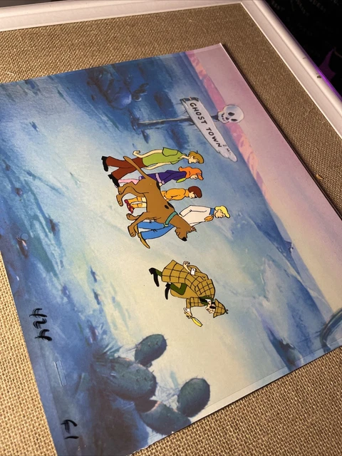 SCOOBY-DOO ANIMATION CEL 1972 Vintage Cartoons Production Art HANNA ...