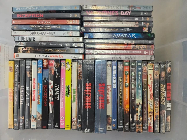 80 WHOLESALE LOT dvd movies assorted bulk Free Shipping Video Dvds ...