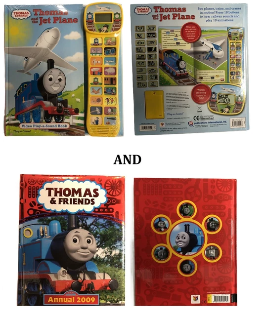 THOMAS & JET Plane (Video Play a Sound Book) + Thomas & Friends Annual ...