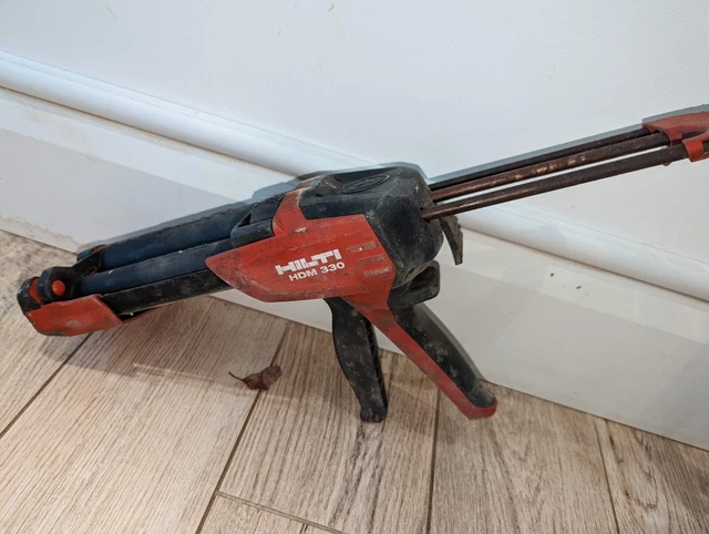 HILTI (HDM330) ADHESIVE dispenser Epoxy Gun Chemical + Injectable ...
