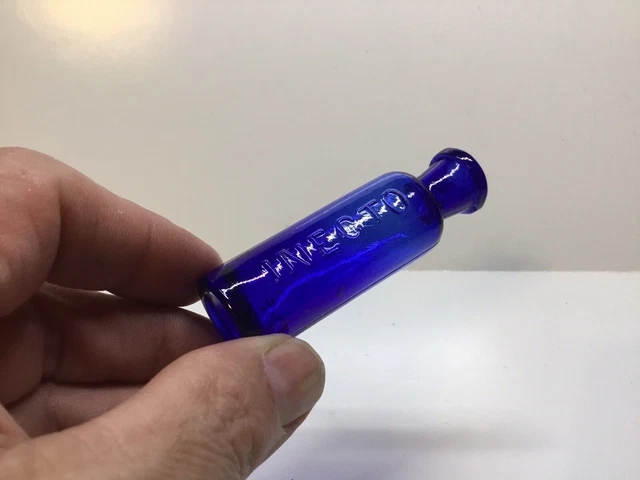 ANTIQUE COBALT BLUE Inecto Poison Bottle. Hair Dye. $16.00 - PicClick