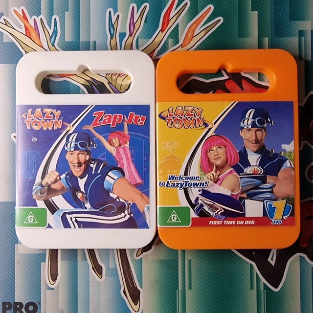 LAZY TOWN WELCOME TO LAZYTOWN and Zap it DVDs Free 📫 Tracked $20.00 ...
