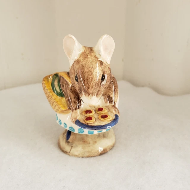 BEATRIX POTTER ROYAL Albert Appley Dapply Ceramic Porcelain Mouse ...