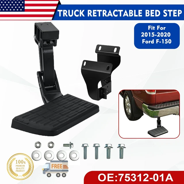 RETRACTABLE TRUCK BED Step Fit 2015-2020 Ford F-150 75312-01A Rear ...