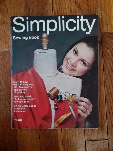 VINTAGE SIMPLICITY SEWING Patterns School Catalog Book 1970 $14.95 ...