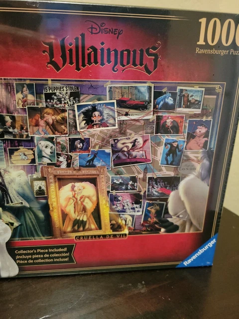 RAVENSBURGER DISNEY VILLAINOUS Cruella De Vil Villian Puzzle 1,000 ... RAVENSBURGER DISNEY VILLAINOUS Cruella De Vil Villian Puzzle 1,000 ...