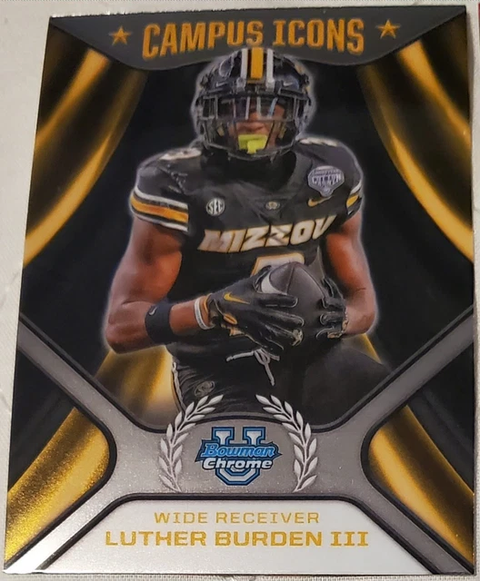 CHICAGO BEARS 2ND Round 2025 NFL Draft Pick Luther Burden III 2 Inserts ...