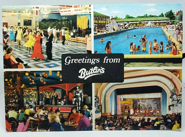 WELCOME TO BUTLINS Skegness Lincolnshire Vintage Postcard £6.74 ...
