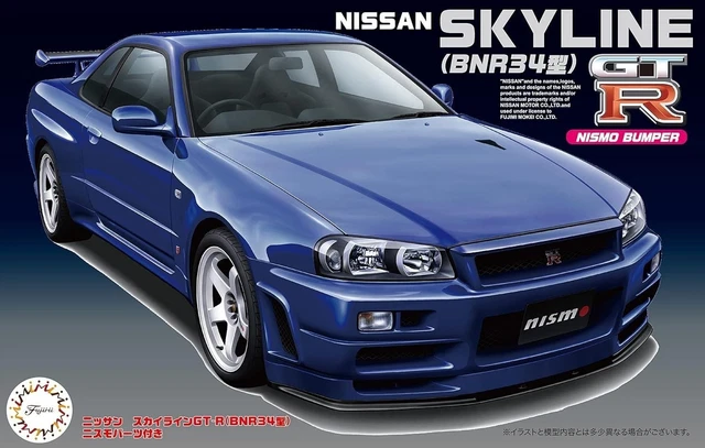 FUJIMI 1/24 SKYLINE GT-R (BNR34) Nismo Parts Model Kit ID-64 EUR 67,22 ...