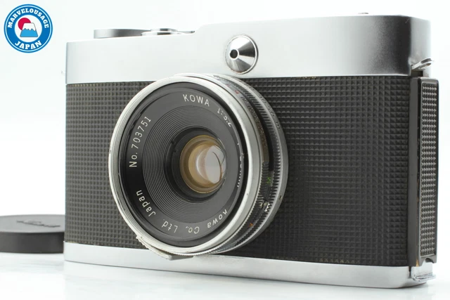 [NEAR MINT KOWA SW Rangefinder 35mm Film Camera Silver 28mm F3.2From ...