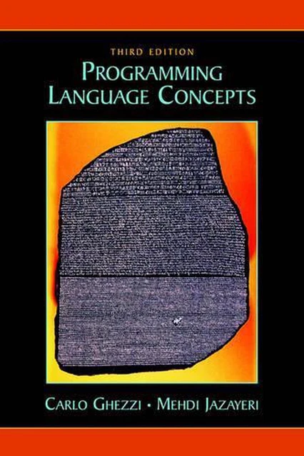 PROGRAMMING LANGUAGE CONCEPTS by Carlo Ghezzi (English) Paperback Book EUR 195,41 - PicClick IT