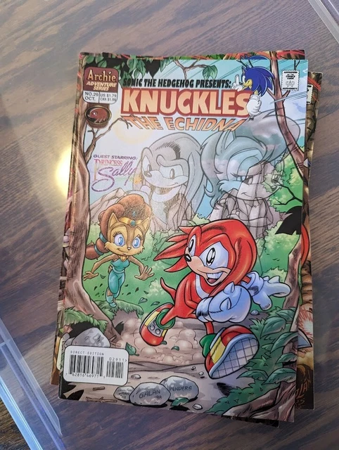 KNUCKLES THE ECHIDNA #29 Sonic Archie Comics livraison combinée PLUS ...