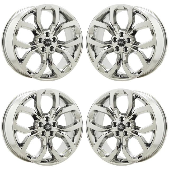 19& LAND ROVER Discovery Sport PVD Chrome wheels rims OEM set 72262 ...