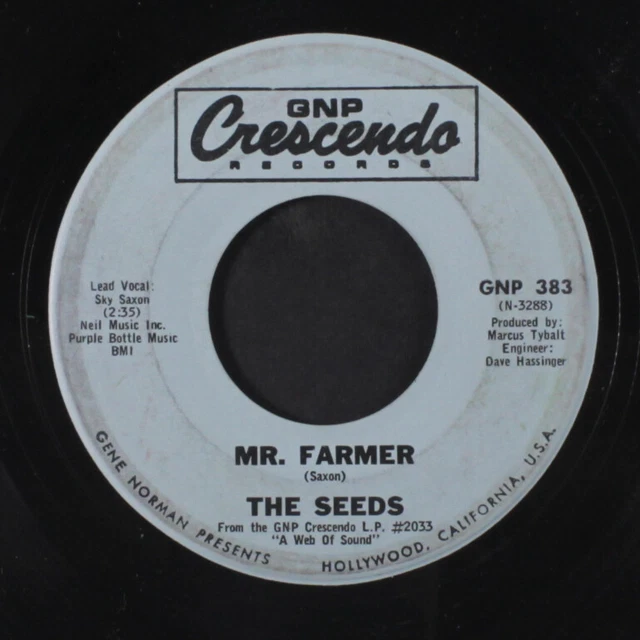 SEEDS: MR.AGRICULTEUR / No Escape Gnp Crescendo 7 " Simple 45 Tpm EUR 17,54 - PicClick FR