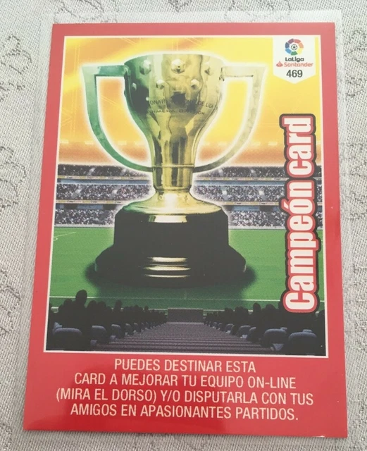 CARTE CARD CARTA n°469 CAMPEON CARD PANINI ADRENALYN XL LA LIGA 2018 ...