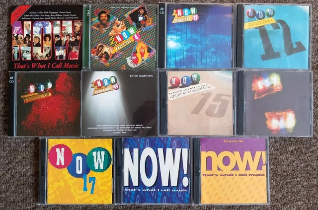 NOW THAT’S WHAT I Call Music CD's x 11, No's 1, ,4, and 11-19 incl v ...