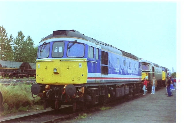 35MM RAILWAY COLOUR Negative of Class 33 035 at Worksop £1.95 - PicClick UK