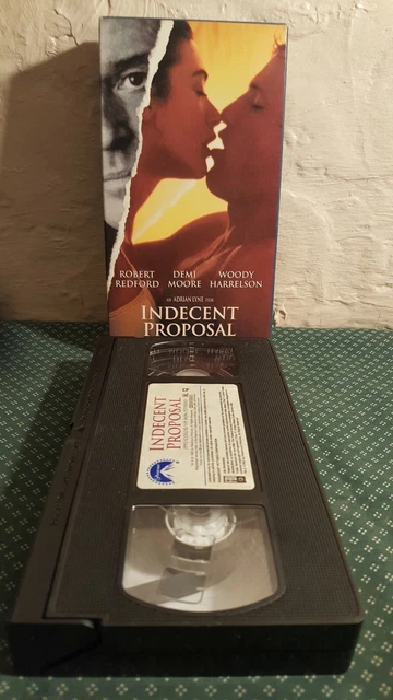 INDECENT PROPOSAL ROBERT Redford Woody Harrelson 1993 VHS Tape £3.88 ...
