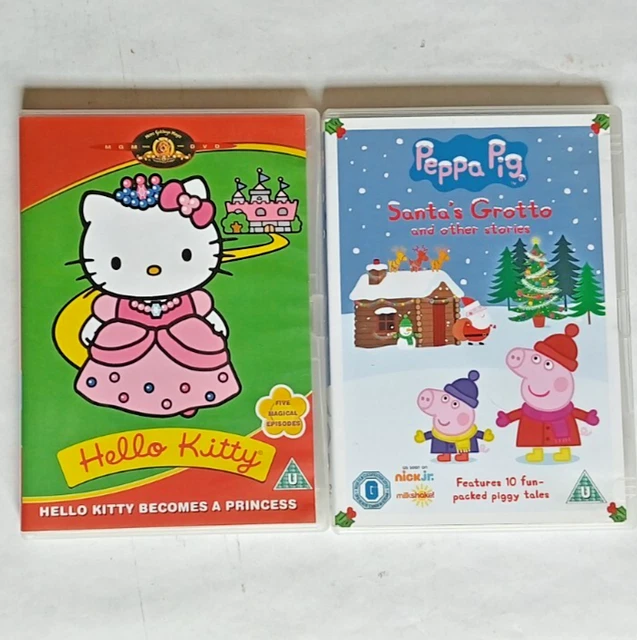 8 X PRE-SCHOOL Cartoon DVDs Peppa Pig Hello Kitty Shopkins The Wiggles ...
