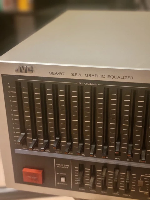 VINTAGE JVC SEA-R7 equalizer EQ vintage retro hi-fi audio sound shaper ...