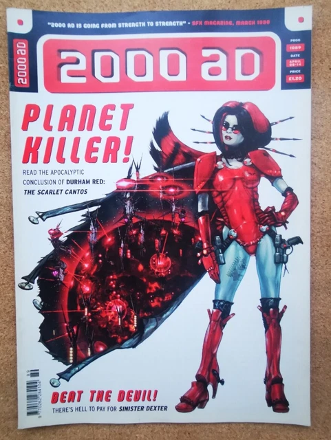 2000AD JUDGE DREDD Comic #1089 04/98 - Durham Red / Anderson PSI ...